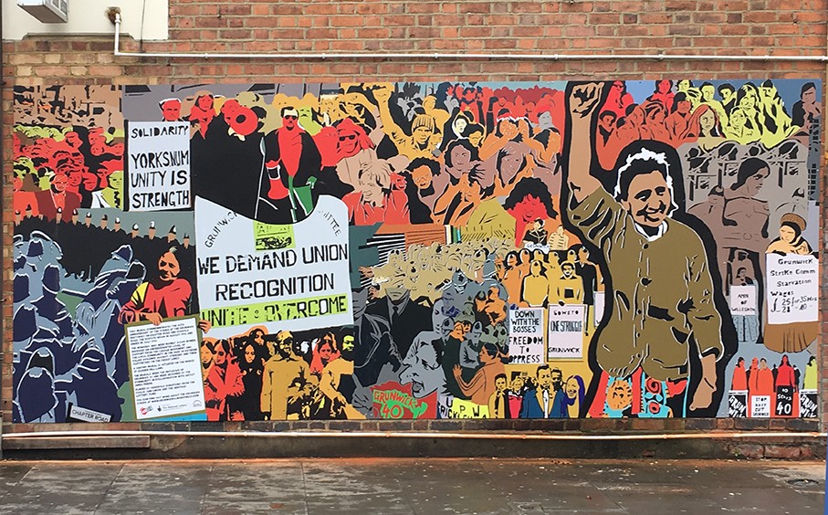 Reclaiming histories and spaces with the Grunwick Strike mural ...